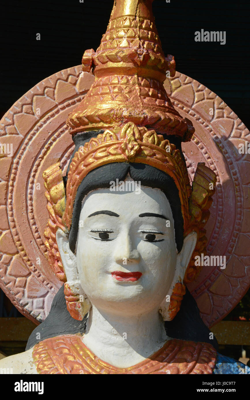 Wat Hanchey temple complex, Kampong Cham, Cambodia Stock Photo - Alamy