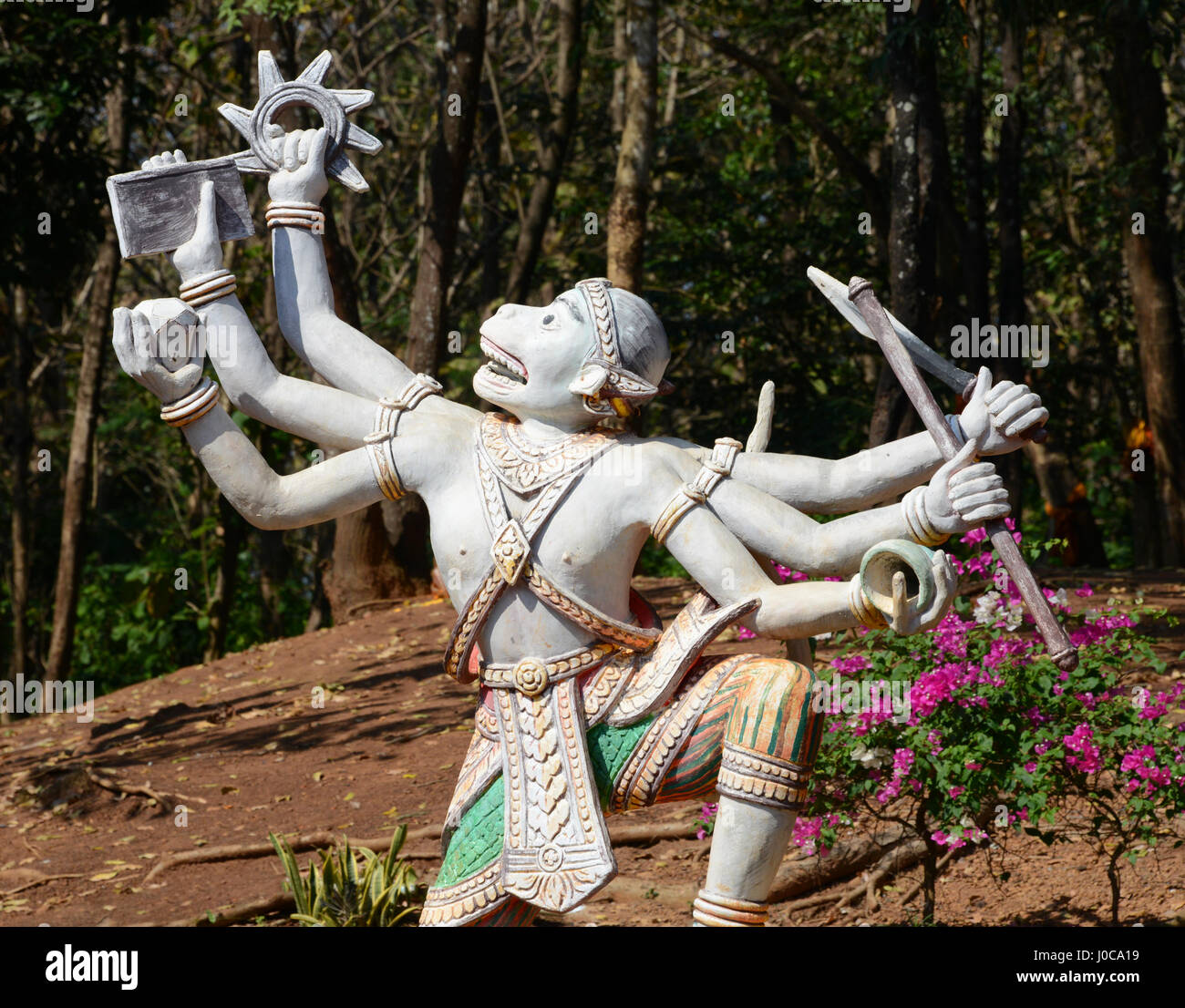 Wat Hanchey temple complex, Kampong Cham, Cambodia Stock Photo - Alamy