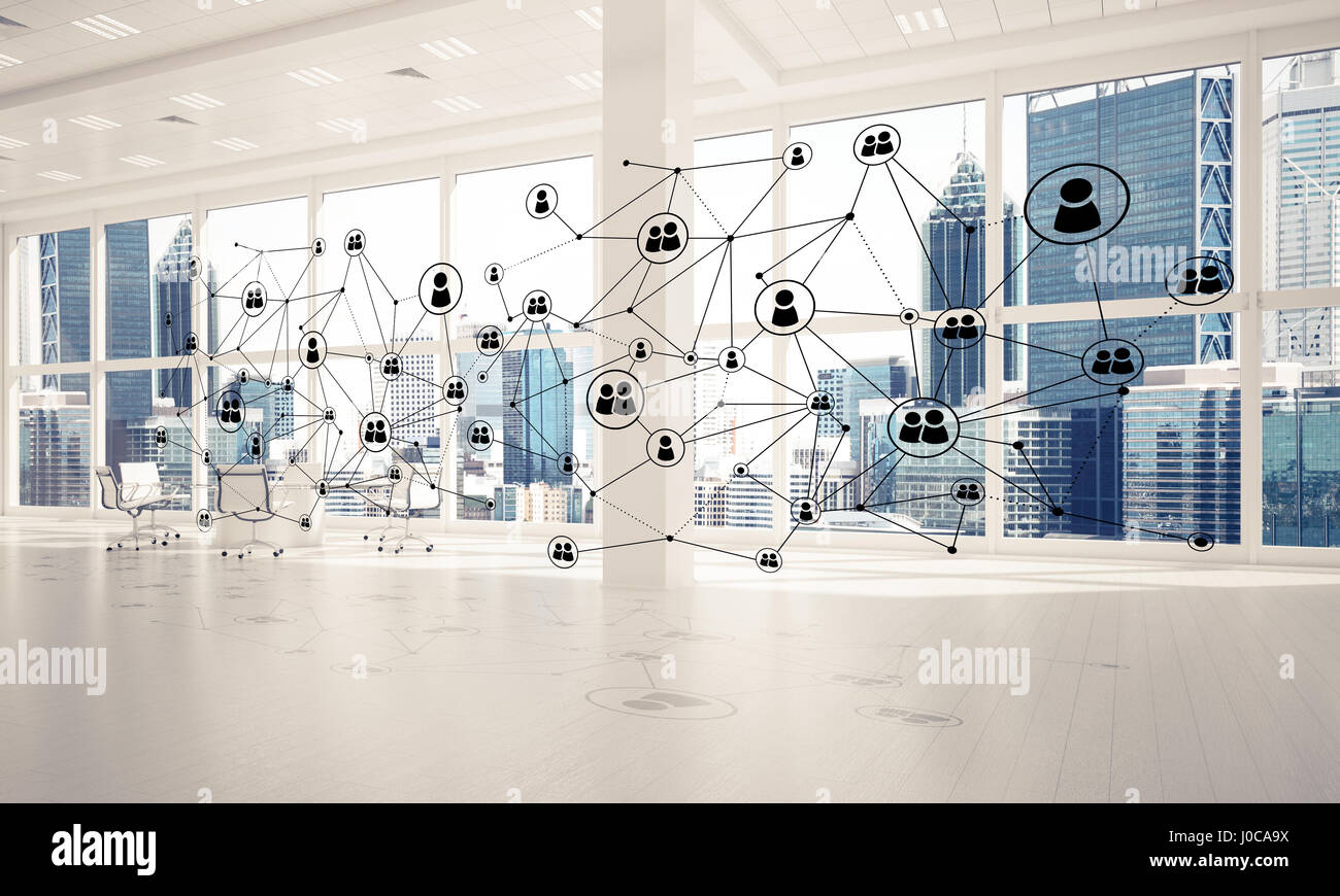 Networking and wireless connection as concept for effective mode Stock ...