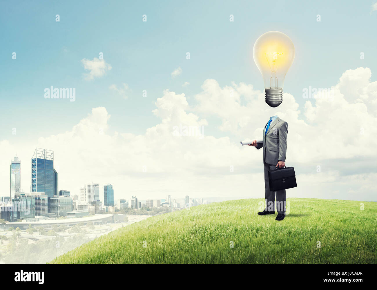 Man of creative ideas Stock Photo - Alamy