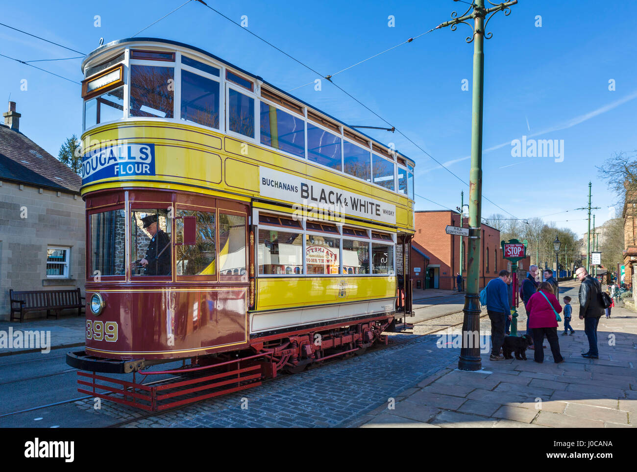 Old trams england hi-res stock photography and images - Alamy