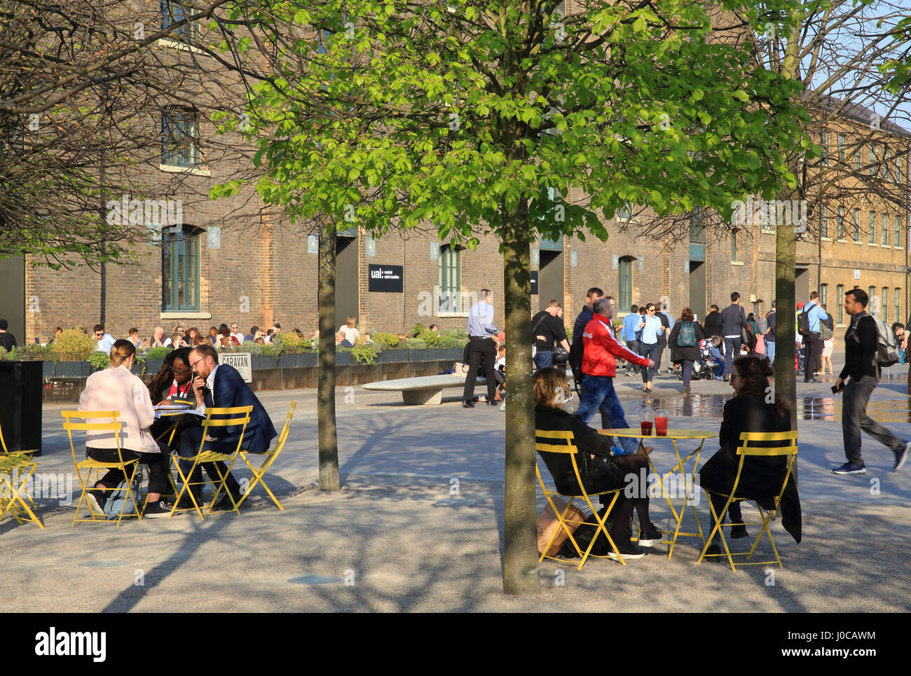 Granary Square, at Kings Cross NC1, London, UK Stock Photo - Alamy