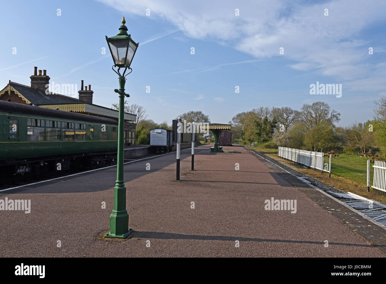 An authentic train light at the Vintage British Rail County School ...