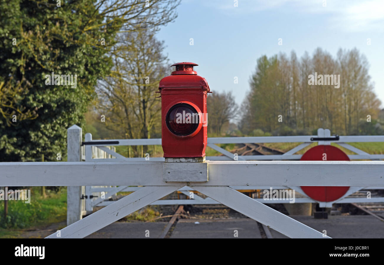 An authentic train light at the Vintage British Rail County School ...