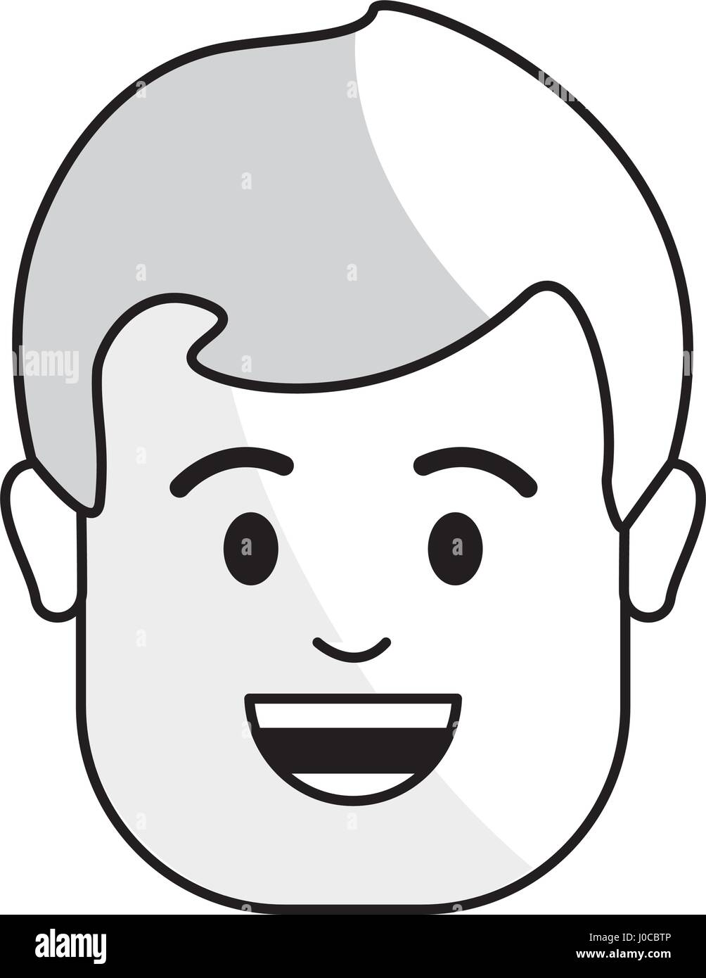 figure people, happy face man icon Stock Vector Image & Art - Alamy