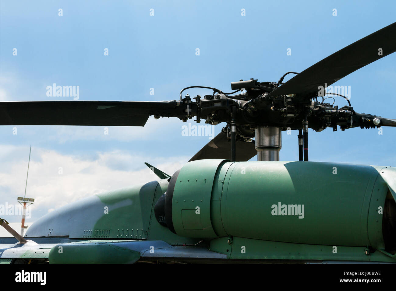 Military Helicopter rotor close-Up Stock Photo - Alamy