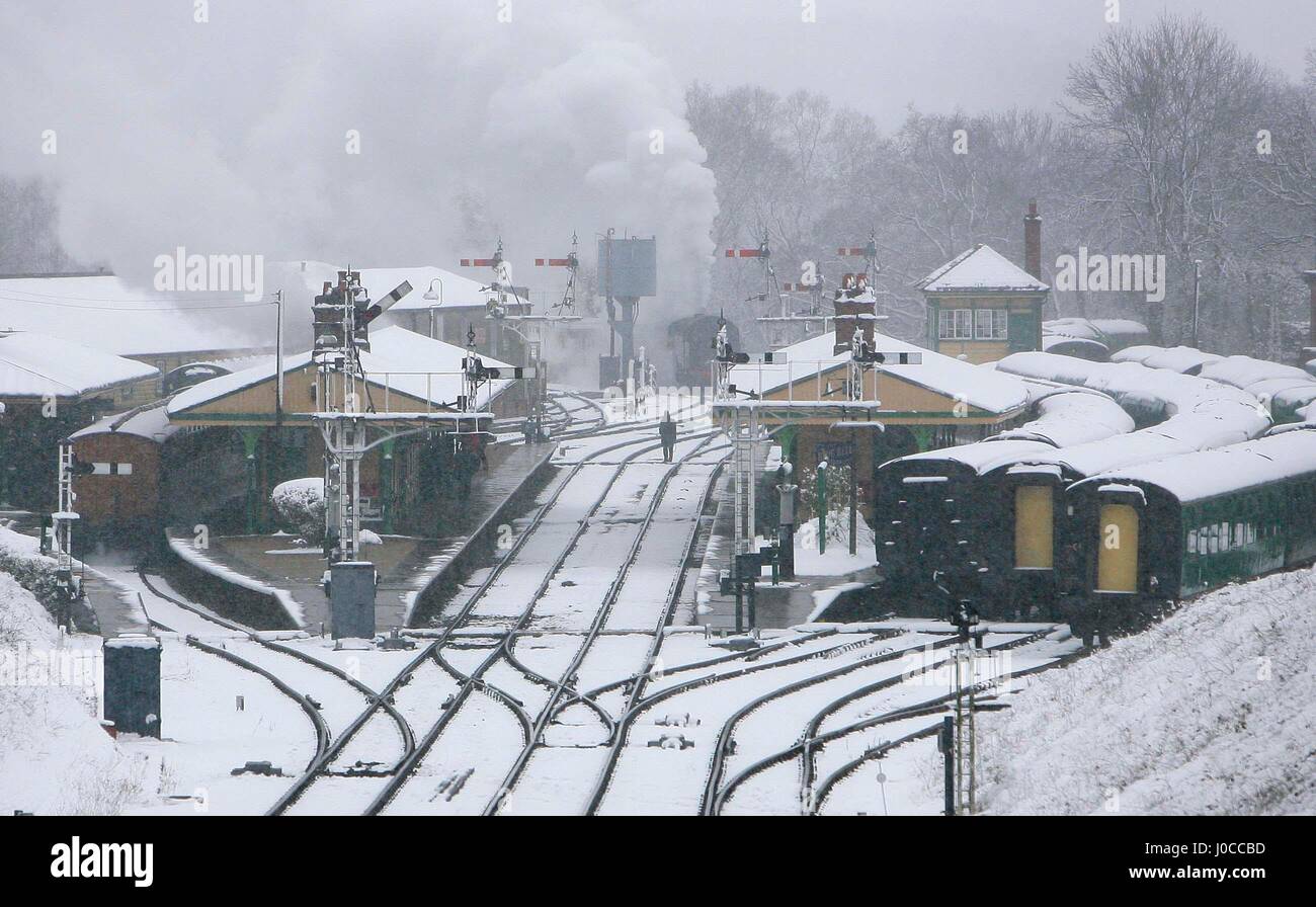 Bluebell railway sussex april hi-res stock photography and images - Alamy