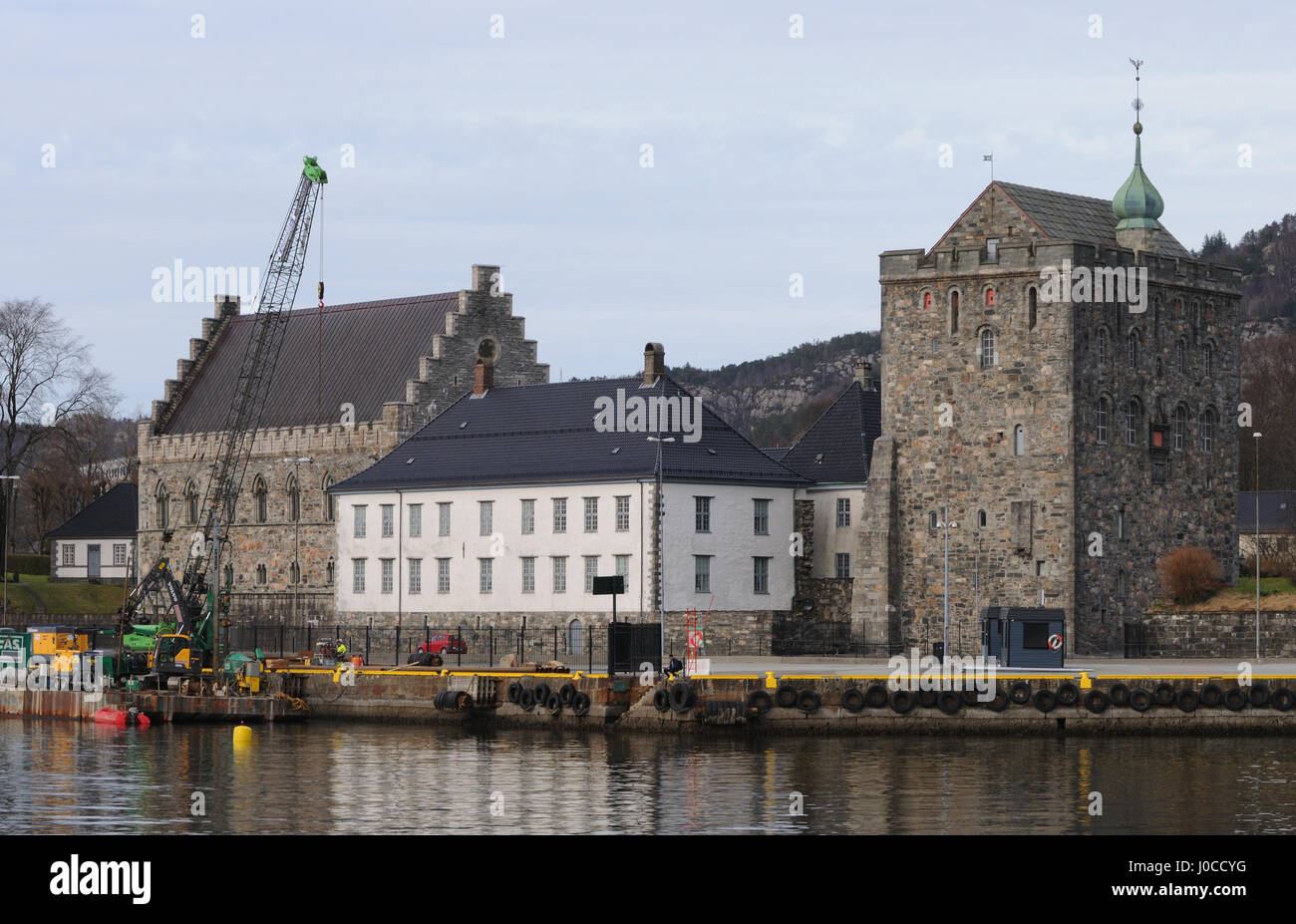 The waterfront of Bergen harbour. Bergen, Norway Stock Photo - Alamy