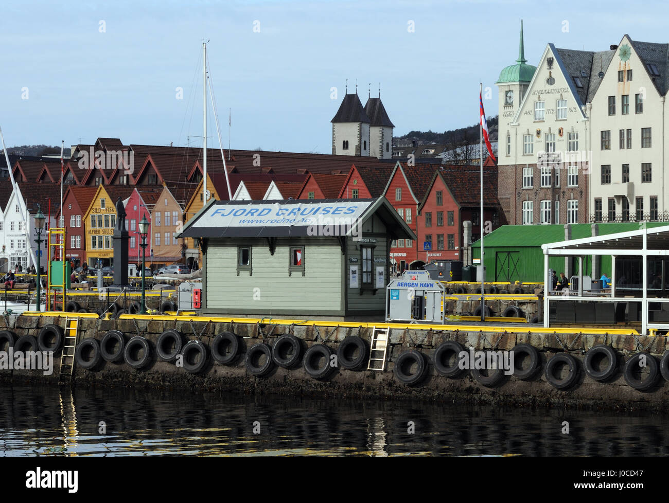 The waterfront of Bergen harbour. Bergen, Norway Stock Photo - Alamy