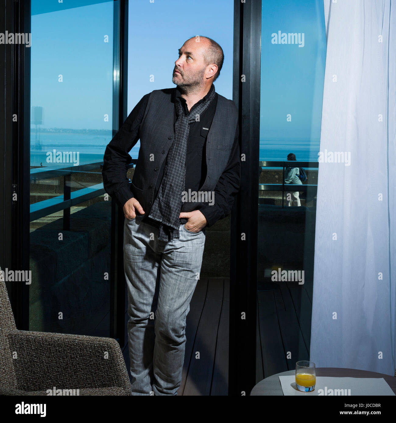 Portrait of Colum McCann (Mc Cann) 15/05/2016 ©Philippe Matsas/Opale ...