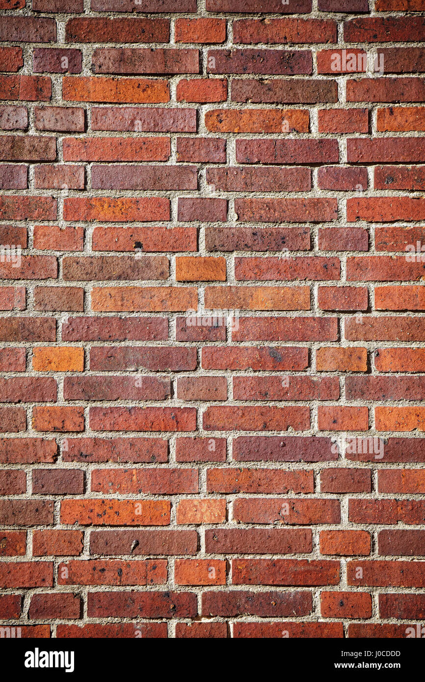 Picture of an old weathered clinker brick wall, background or texture ...