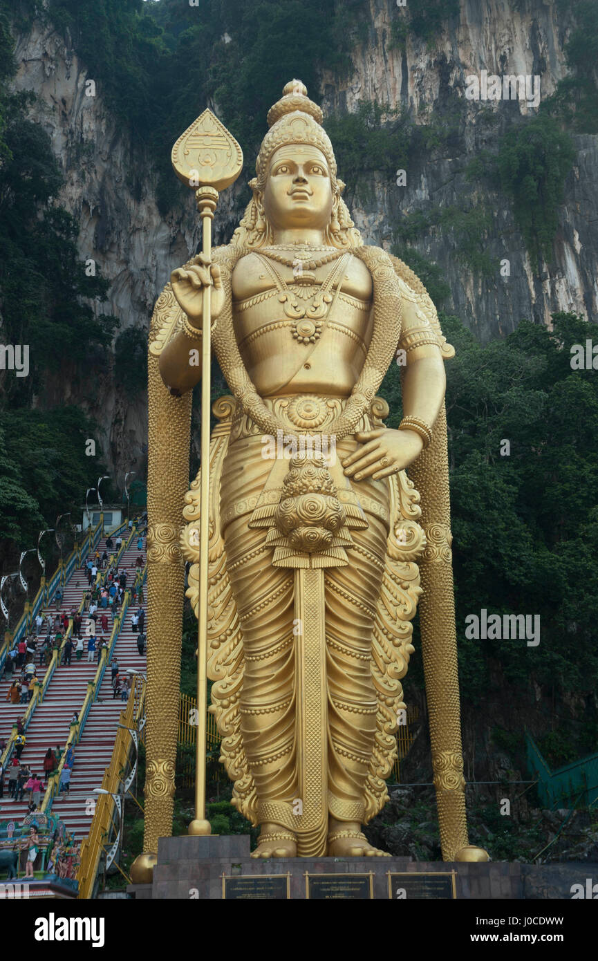 Murugan statue batu caves, kuala lumpur, malaysia, asia Stock Photo - Alamy
