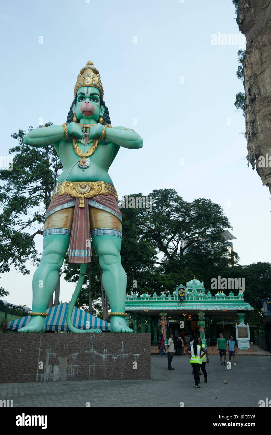 Huge hanuman statue batu caves, kuala lumpur, malaysia, asia Stock ...