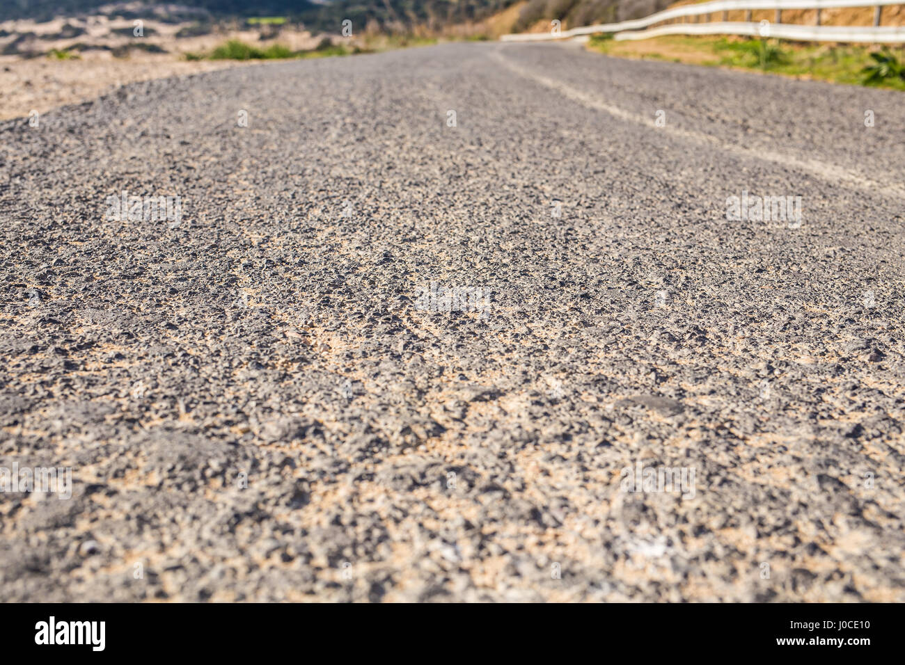 Asphalt road close up photo Stock Photo - Alamy