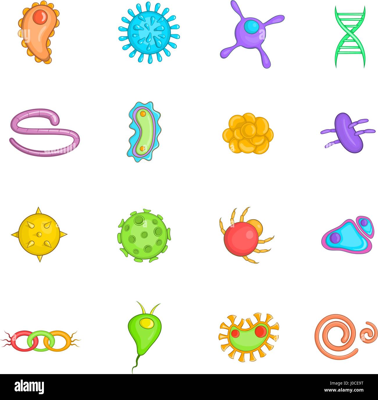 Anti microbe sign cartoon Stock Vector Images - Alamy