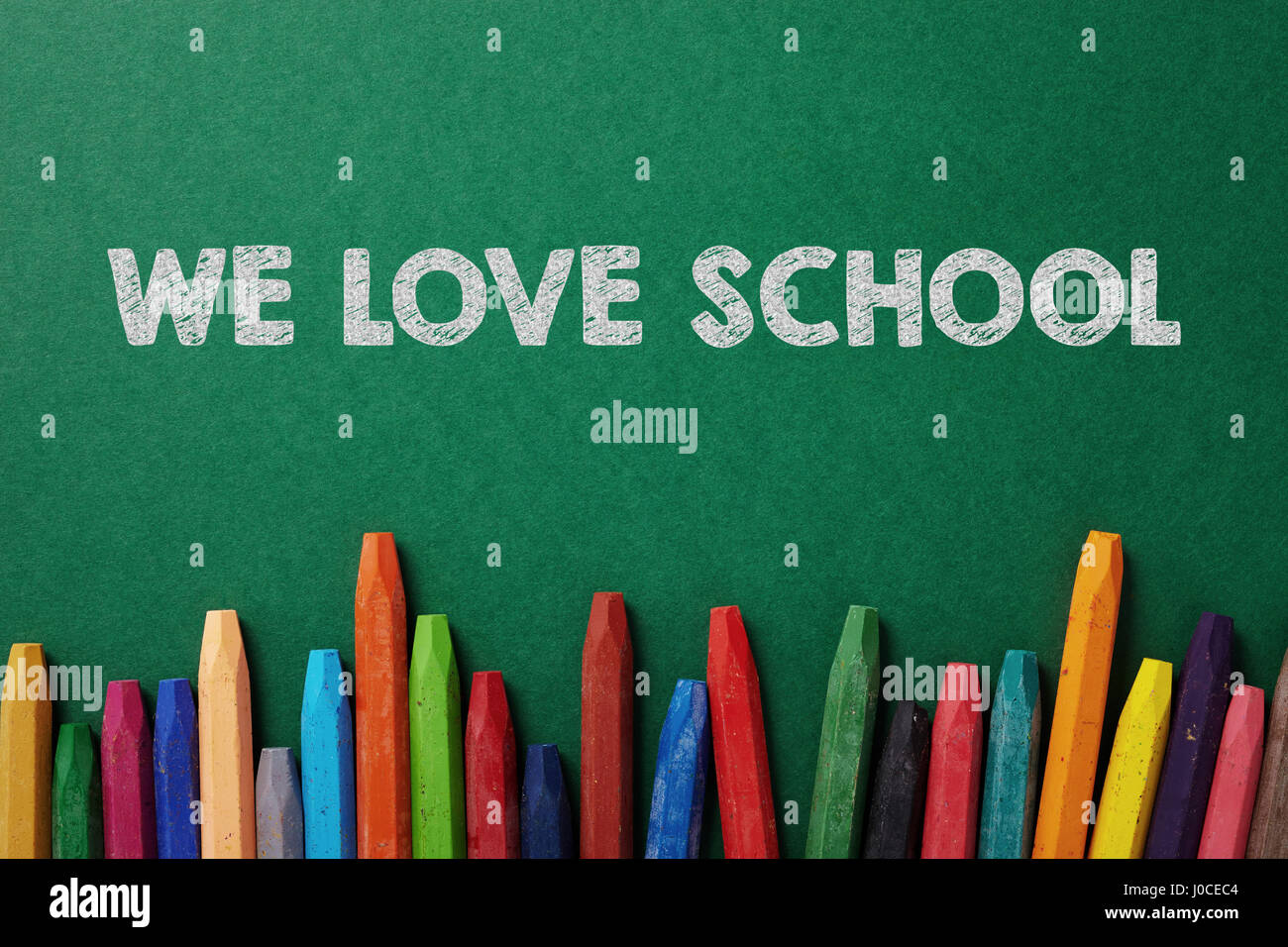we love school Stock Photo - Alamy