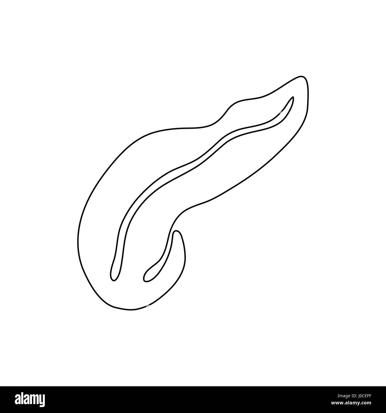 Appendicitis icon, outline style Stock Vector Image & Art - Alamy