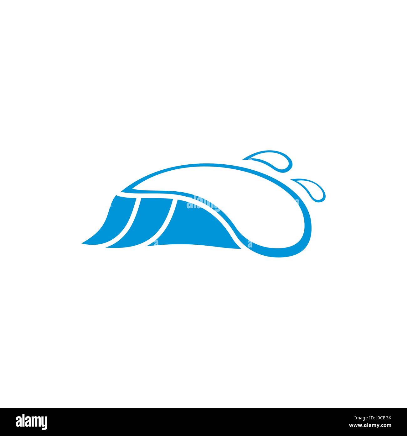 Small ocean wave icon, simple style Stock Vector Image & Art - Alamy
