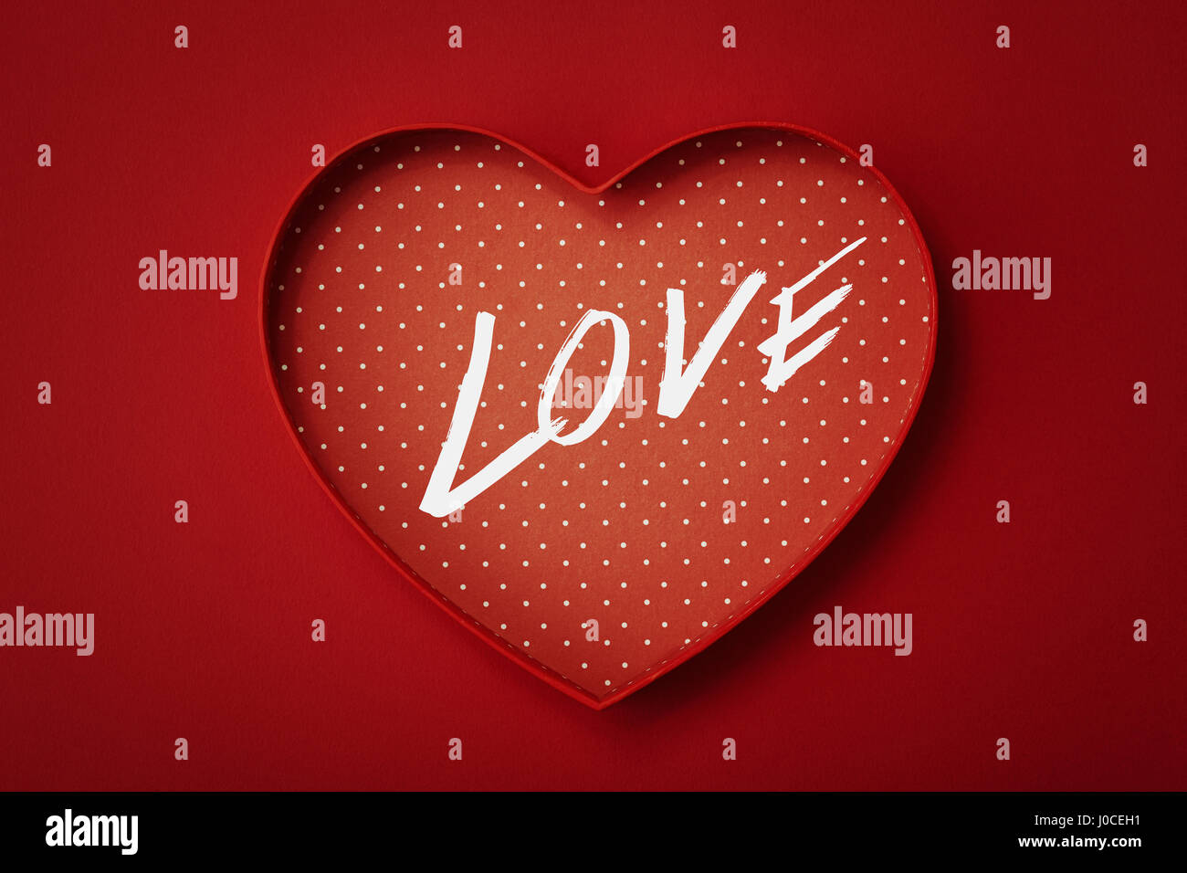 Set beautiful romantic heart color hi-res stock photography and images ...