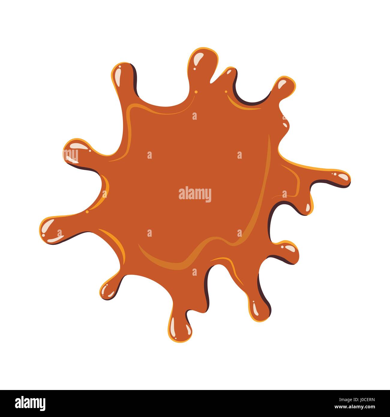 Large puddle of caramel icon Stock Vector Image & Art - Alamy