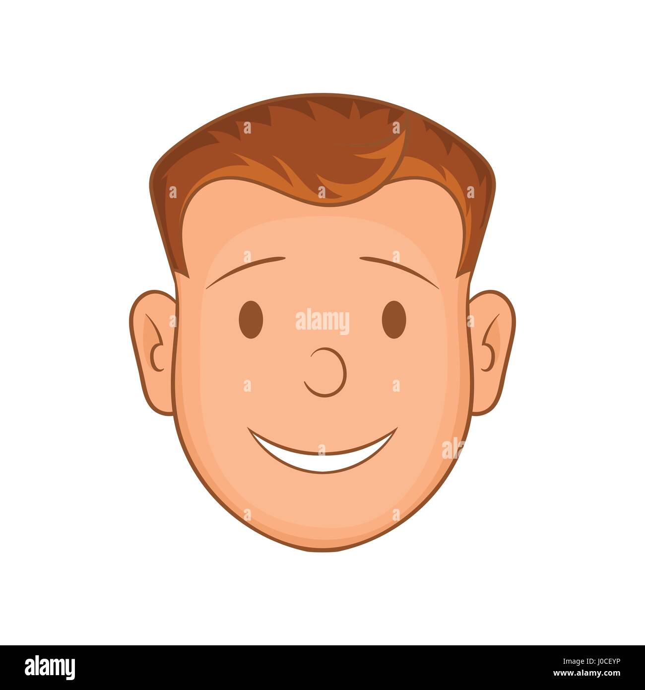 Male face icon, cartoon style Stock Vector Image & Art - Alamy