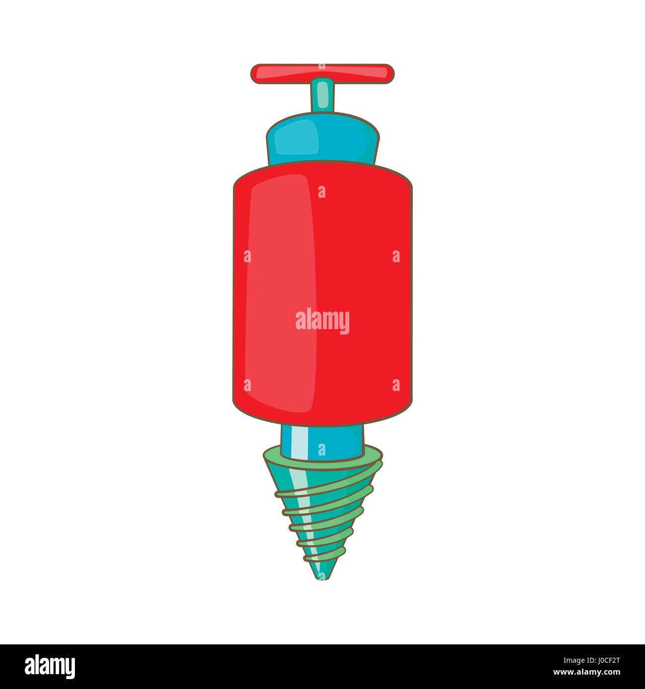 Jackhammer icon, cartoon style Stock Vector Image & Art - Alamy