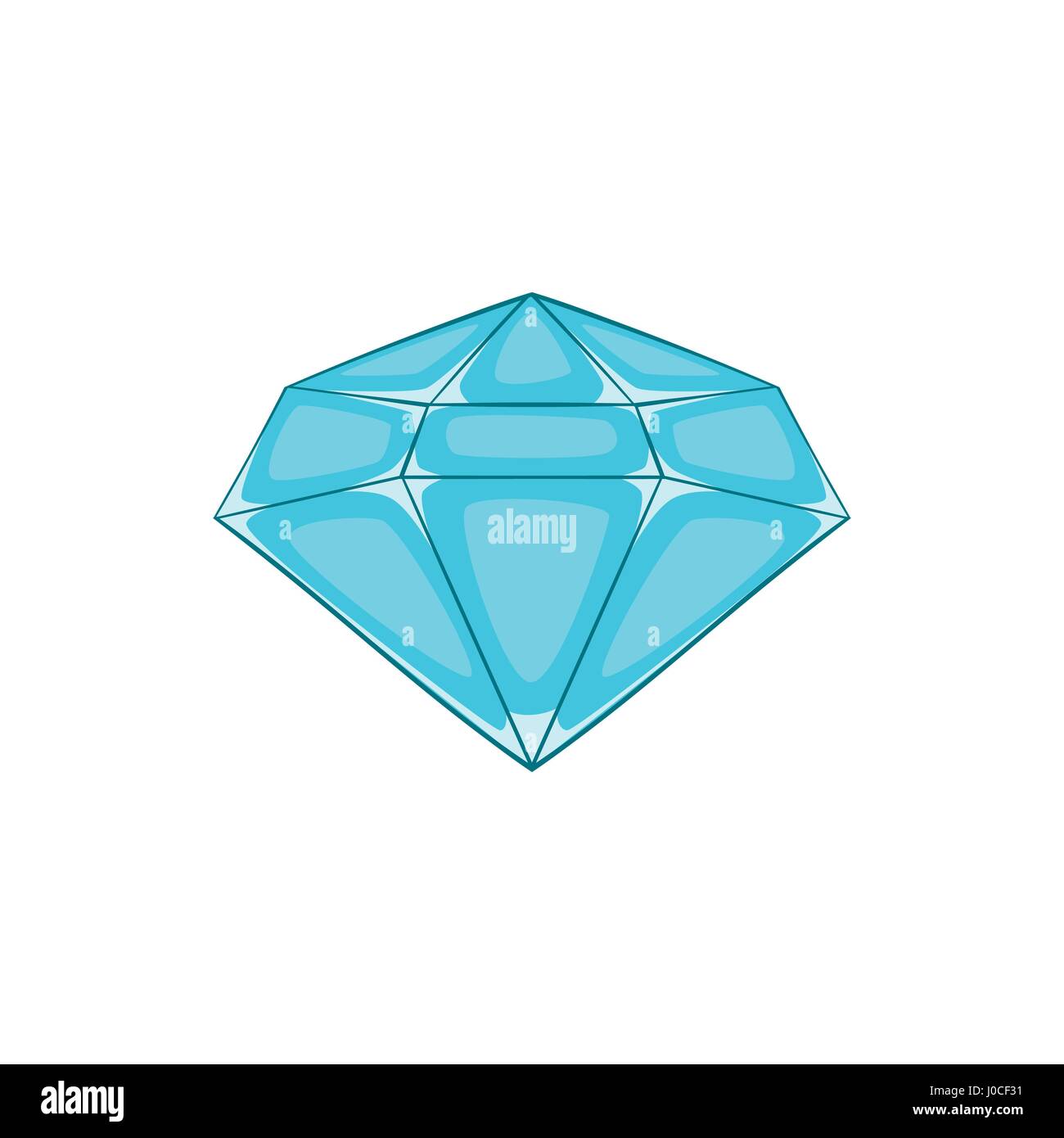 Polished diamond icon, cartoon style Stock Vector Image & Art - Alamy