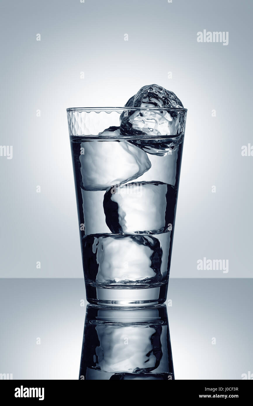 Glass of icy water hi-res stock photography and images - Alamy