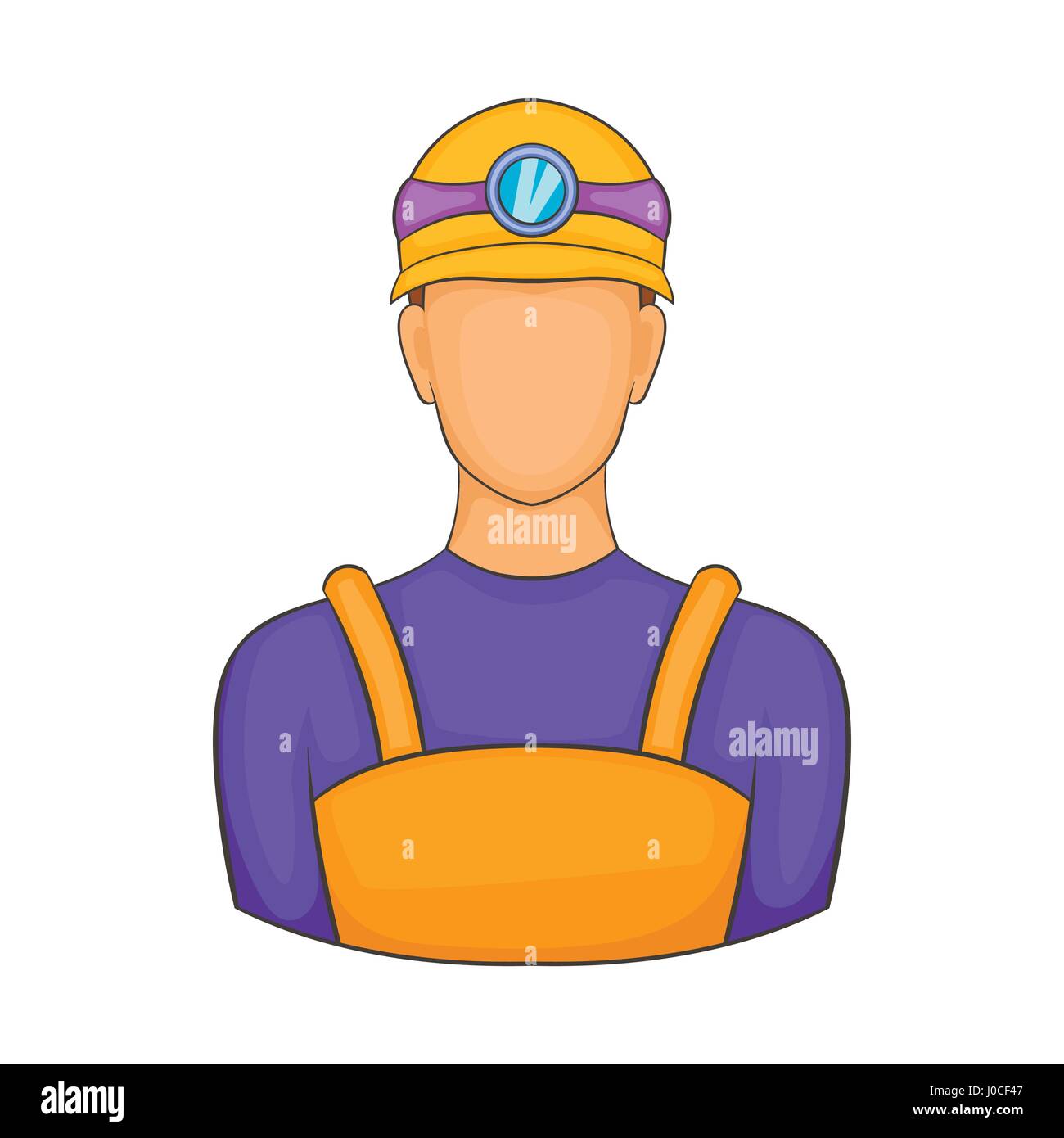 Miner underground digging Cut Out Stock Images & Pictures - Alamy