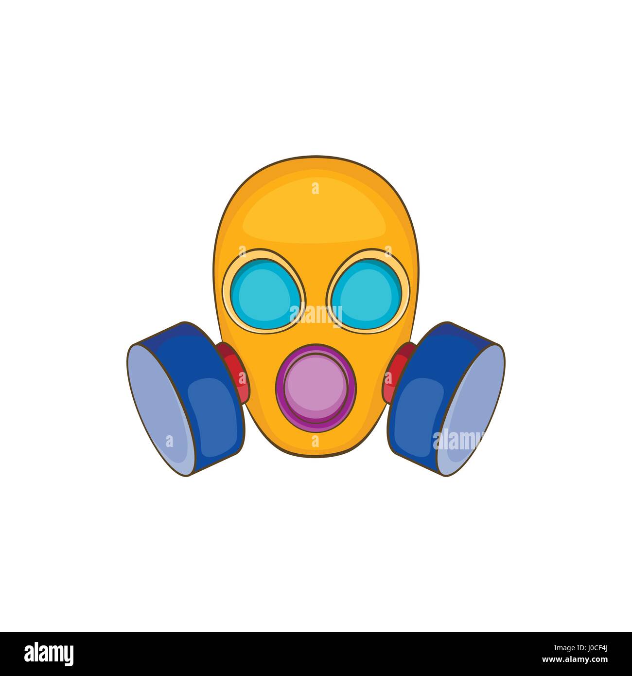Gas mask icon, cartoon style Stock Vector Image & Art - Alamy
