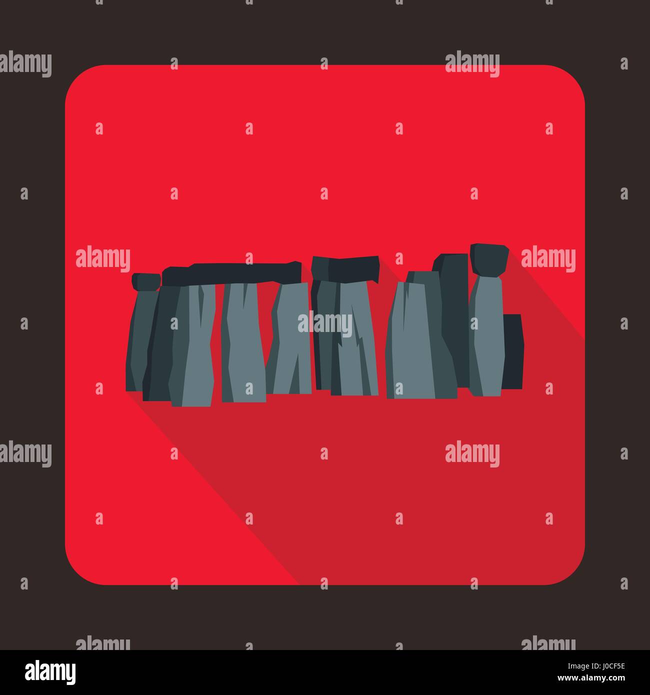Stonehenge icon in flat style Stock Vector Image & Art - Alamy
