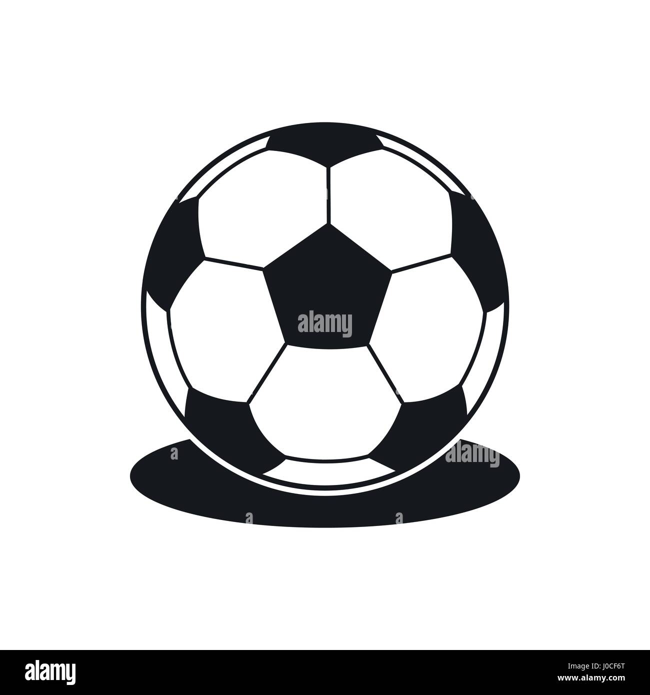 Soccer ball icon, simple style Stock Vector Image & Art - Alamy