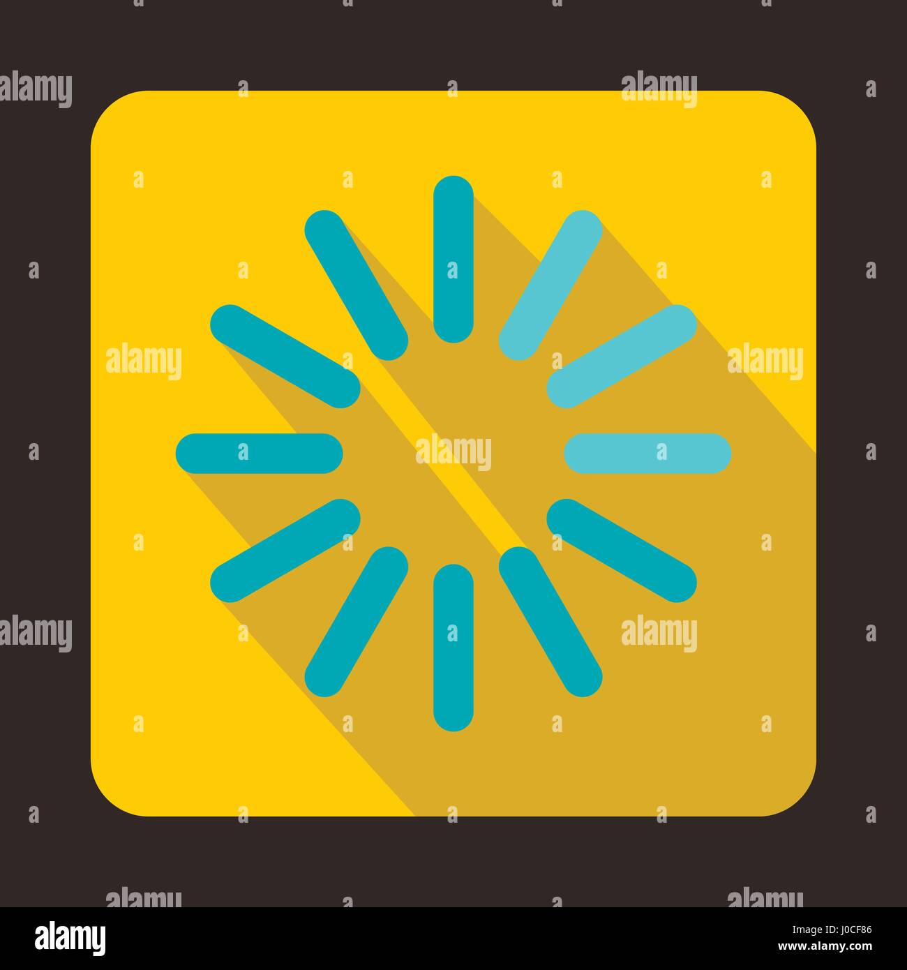 Loading circle icon, flat style Stock Vector Image & Art - Alamy