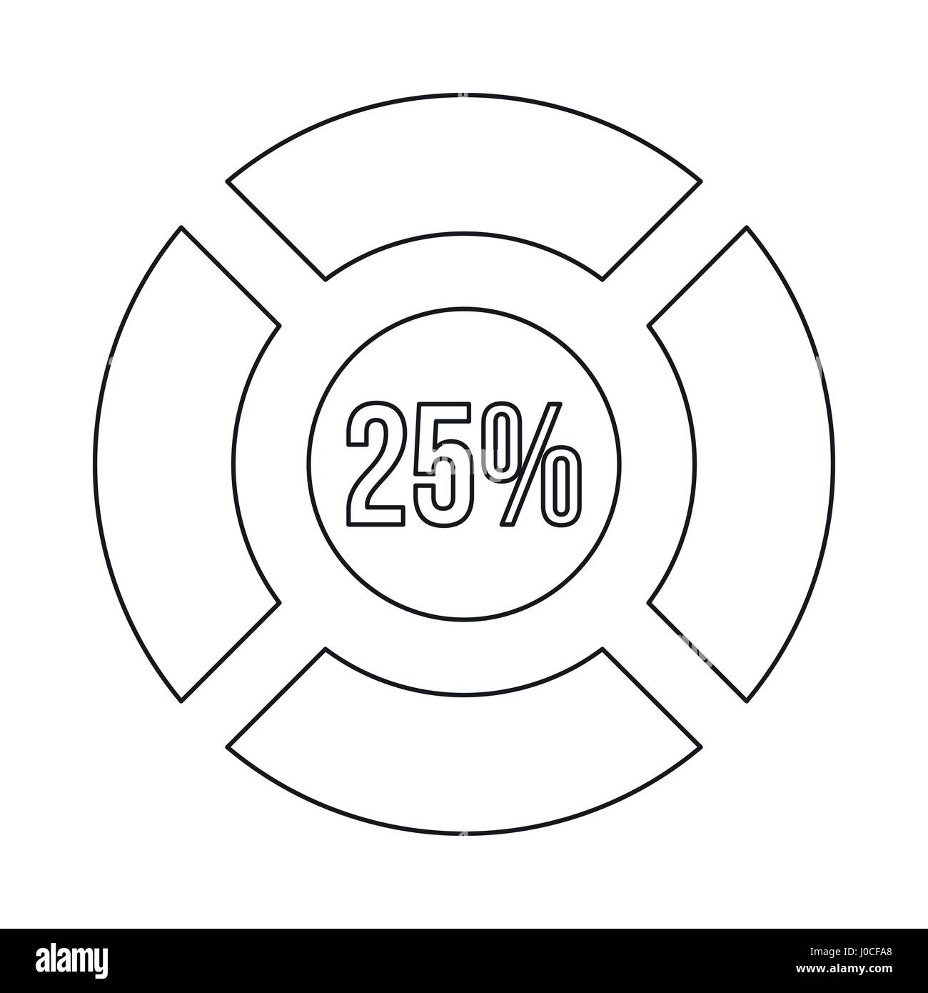 Sign 25 load icon, outline style Stock Vector Image & Art - Alamy