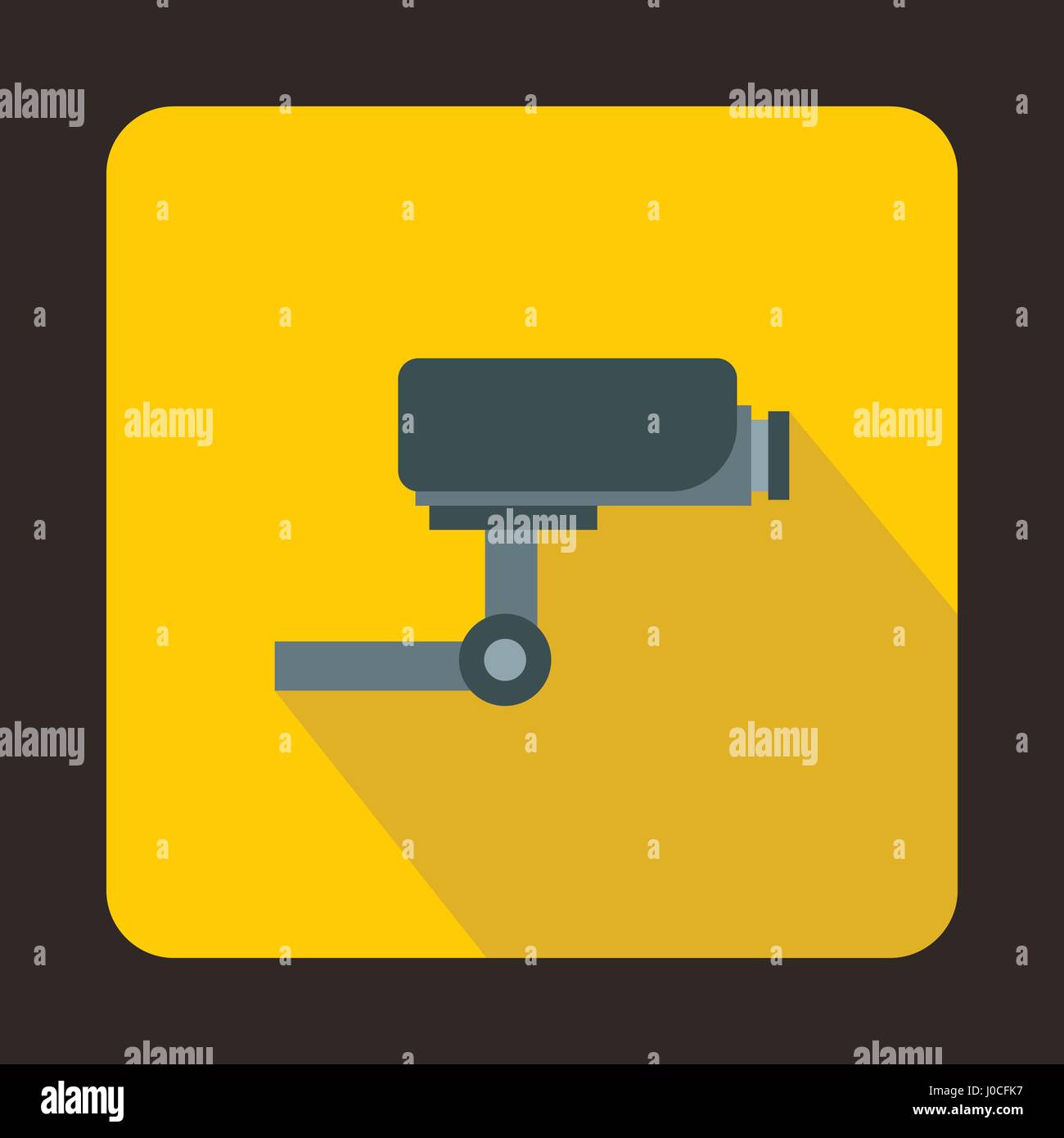 Surveillance camera icon, flat style Stock Vector Image & Art - Alamy