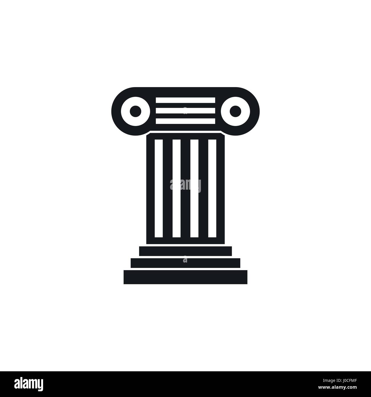 Roman column icon, simple style Stock Vector Image & Art - Alamy