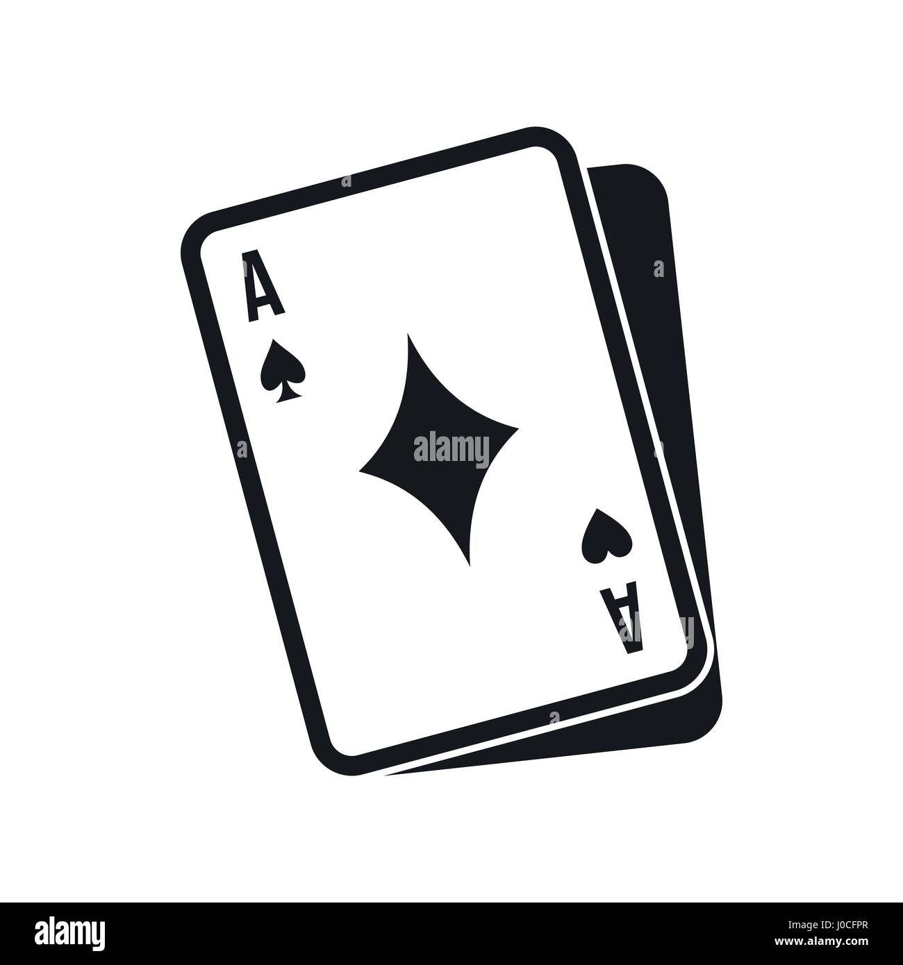Playing card icon, simple style Stock Vector Image & Art - Alamy