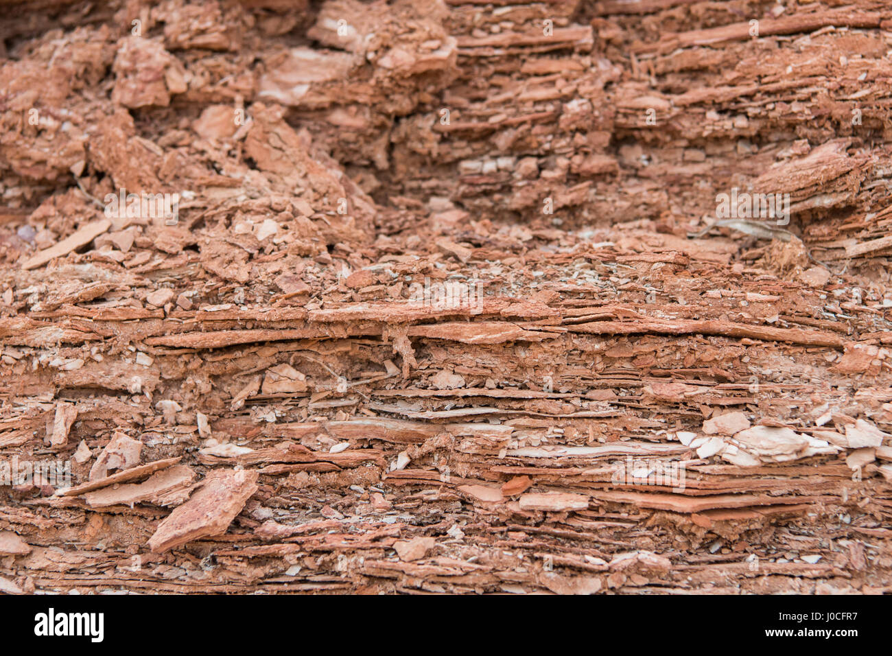 Flaking Rock in Desert Wash Close Up Stock Photo - Alamy