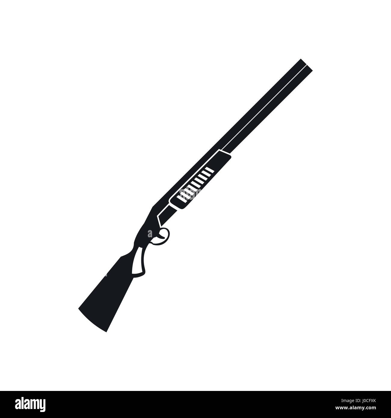 Gun icon, simple style Stock Vector Image & Art - Alamy