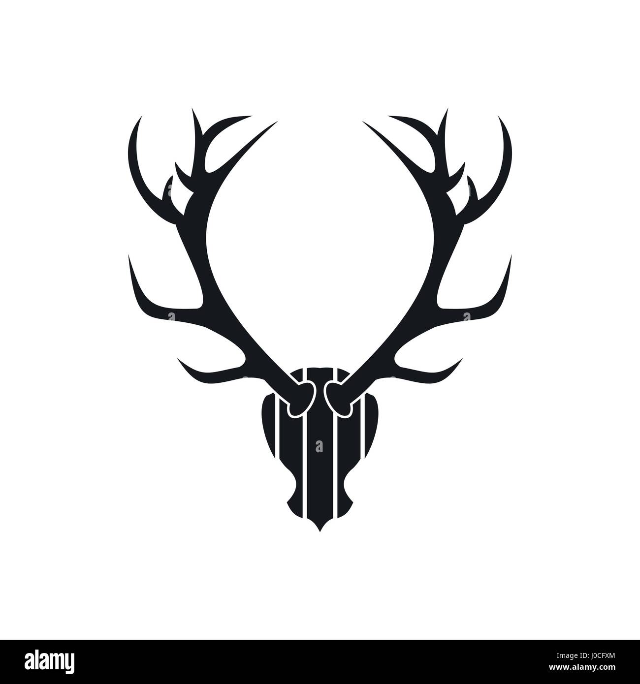 Deer antler icon, simple style Stock Vector Image & Art - Alamy