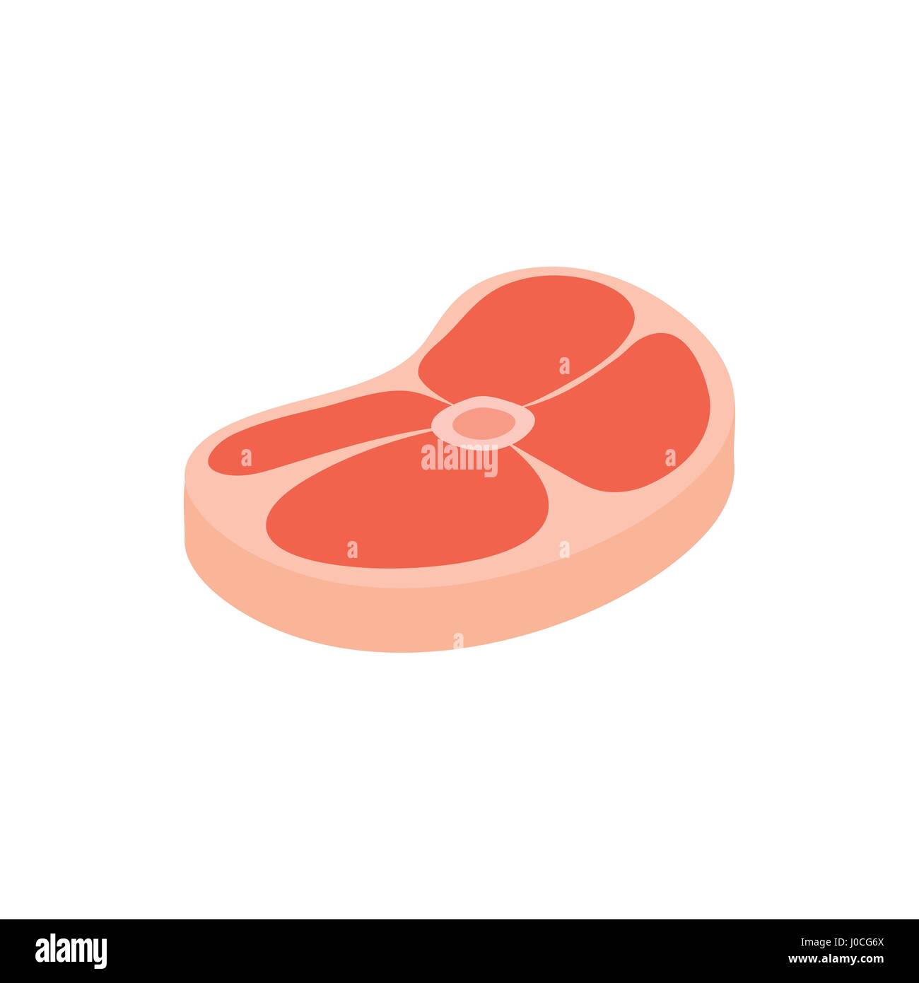 Steak of veal icon, isometric 3d style Stock Vector Image & Art - Alamy