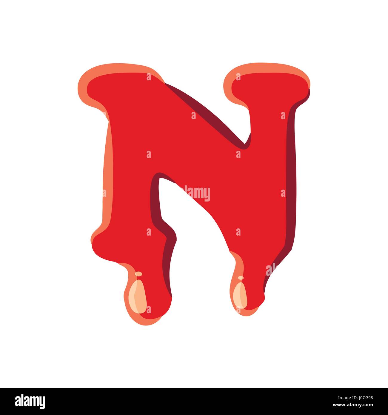 Bloody letter n hi-res stock photography and images - Alamy