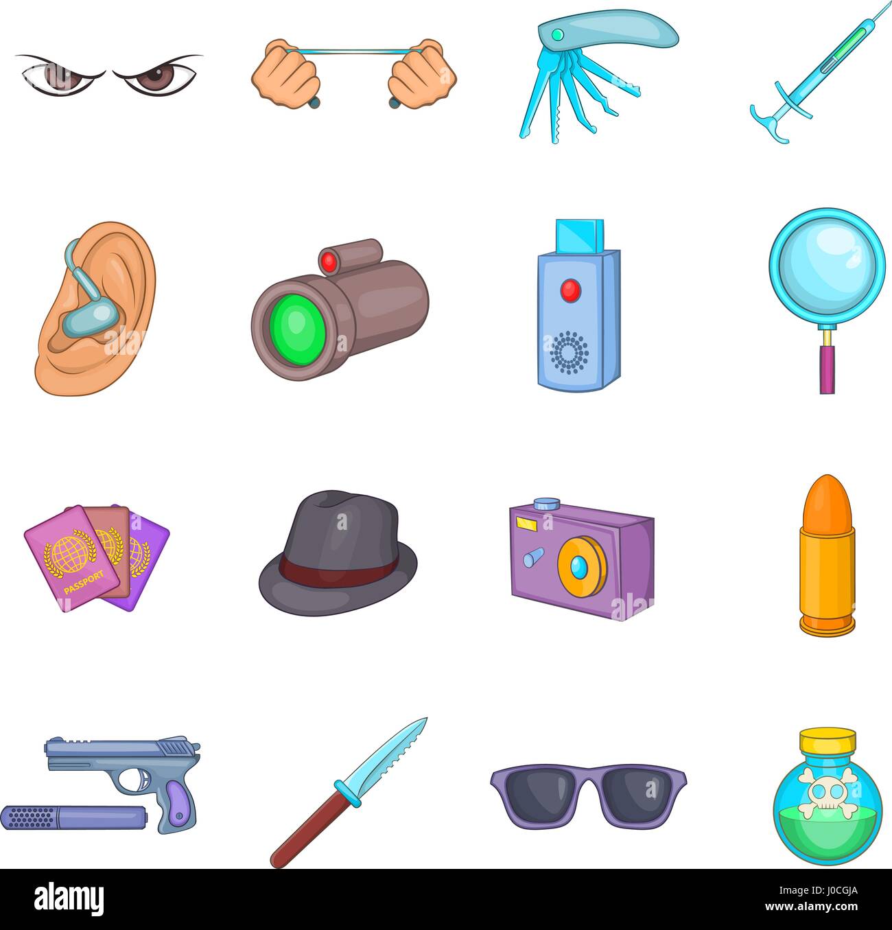 Man spying computer Stock Vector Images - Alamy