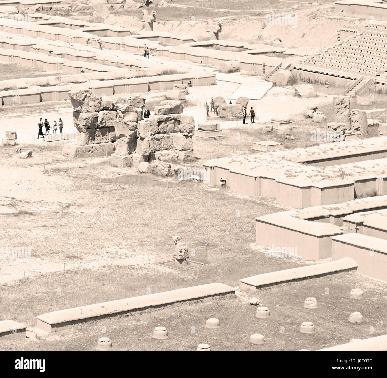 in iran persepolis the old ruins historical destination monuments and ...