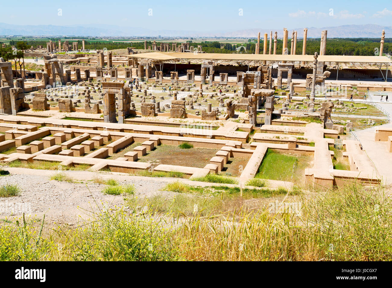 in iran persepolis the old ruins historical destination monuments and ...