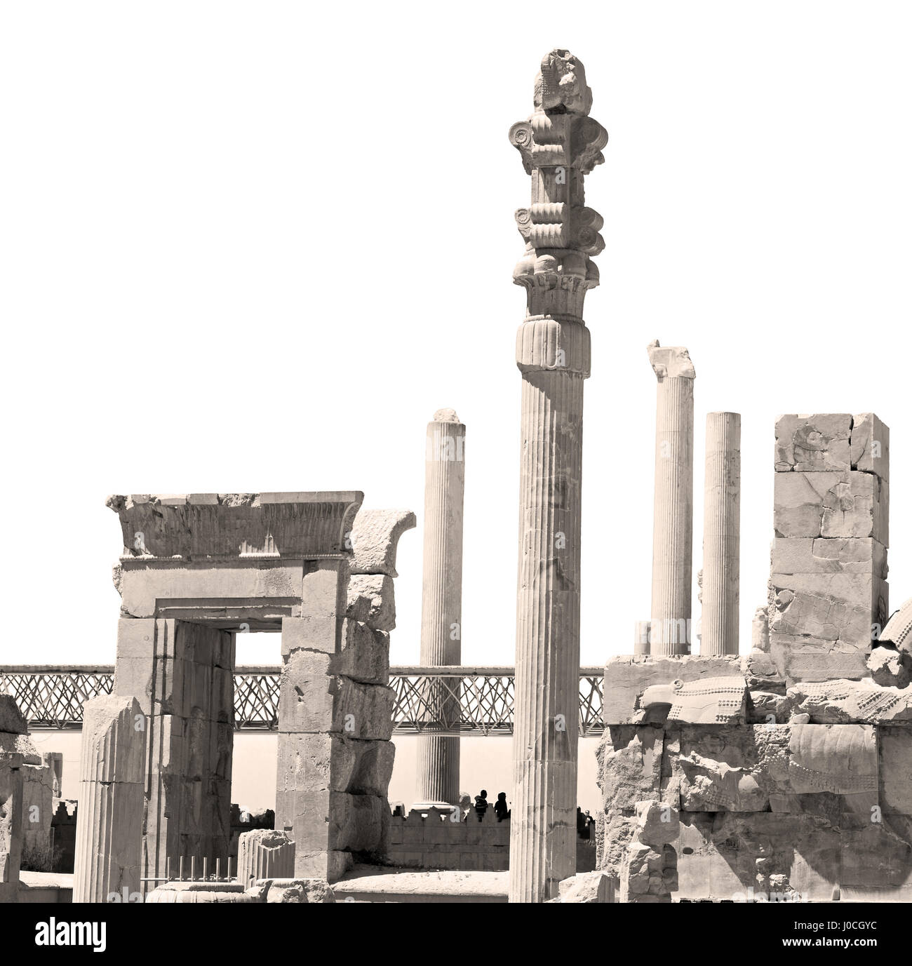 in iran persepolis the old ruins historical destination monuments and ...