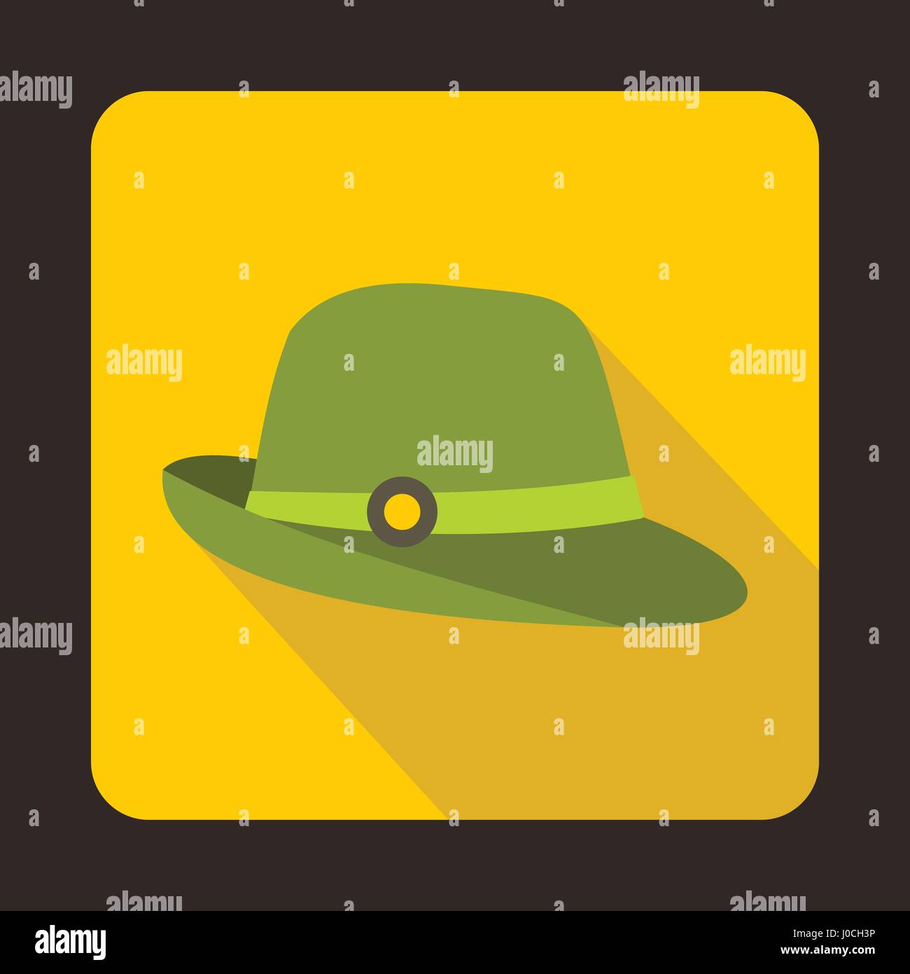 Hunter hat icon, flat style Stock Vector Image & Art - Alamy