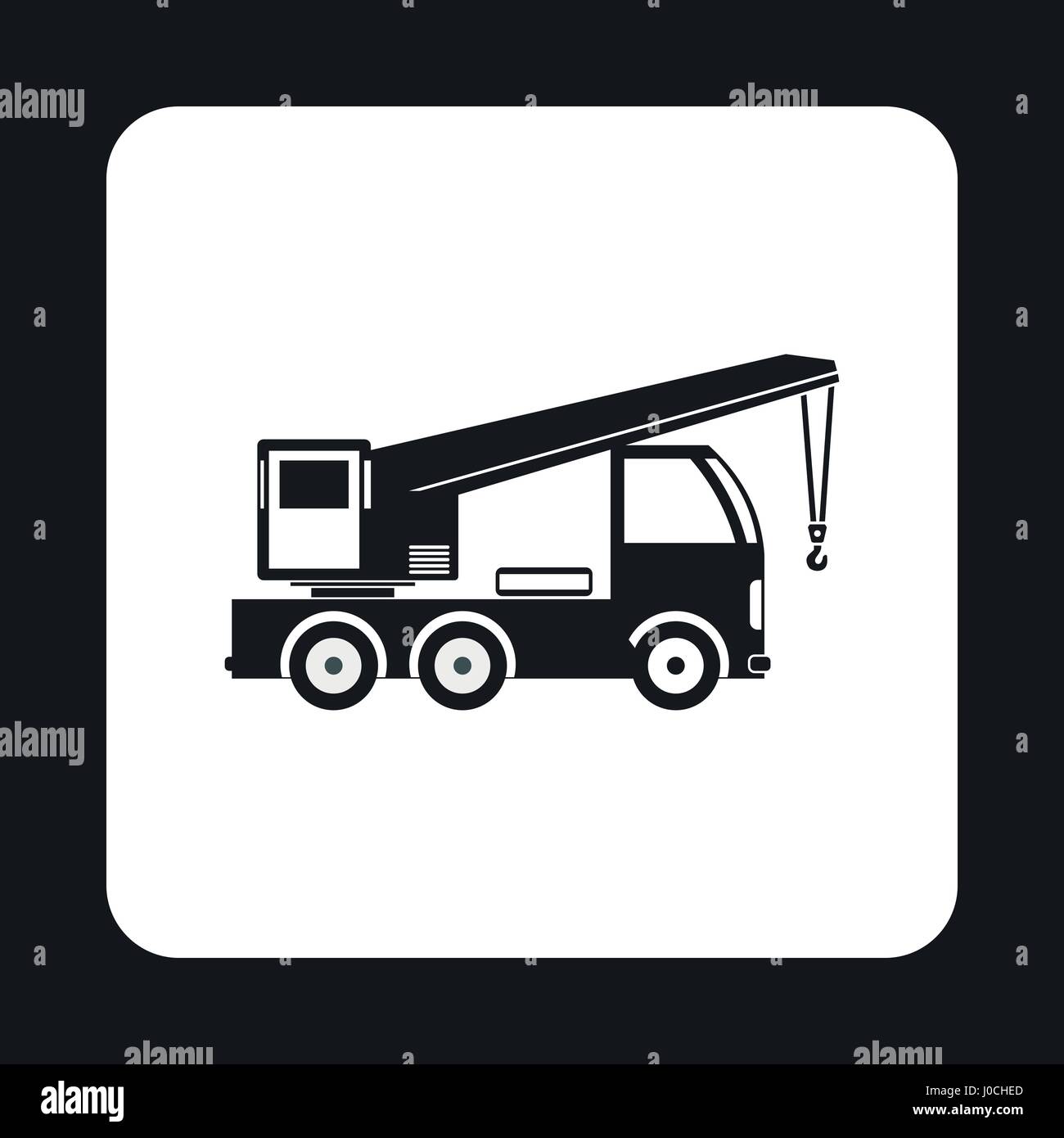 High reach machinery Stock Vector Images - Alamy
