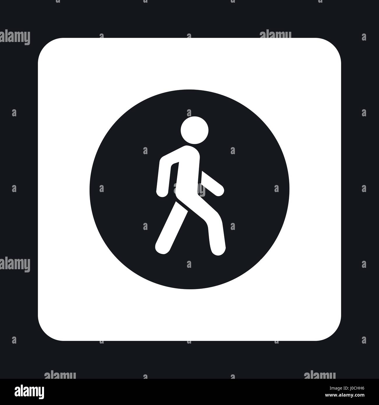 Pedestrian walk walking path Stock Vector Images - Alamy