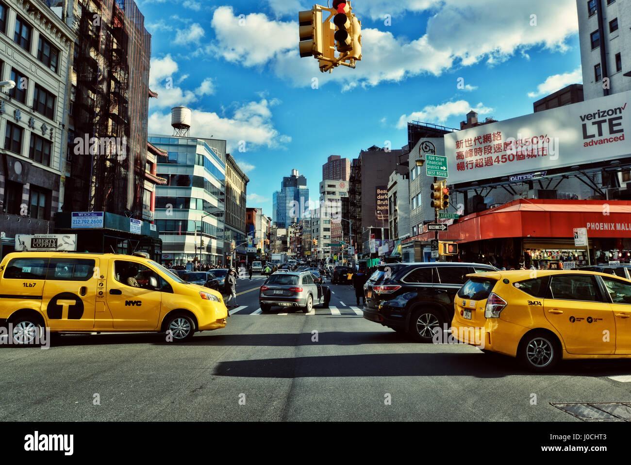 New York City - traffic Stock Photo - Alamy